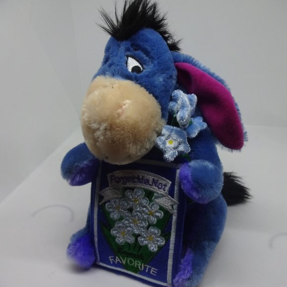 Disney | Toys | The Disney Store Eeyore Forget Me Not Stuffed Plush 8 ...
